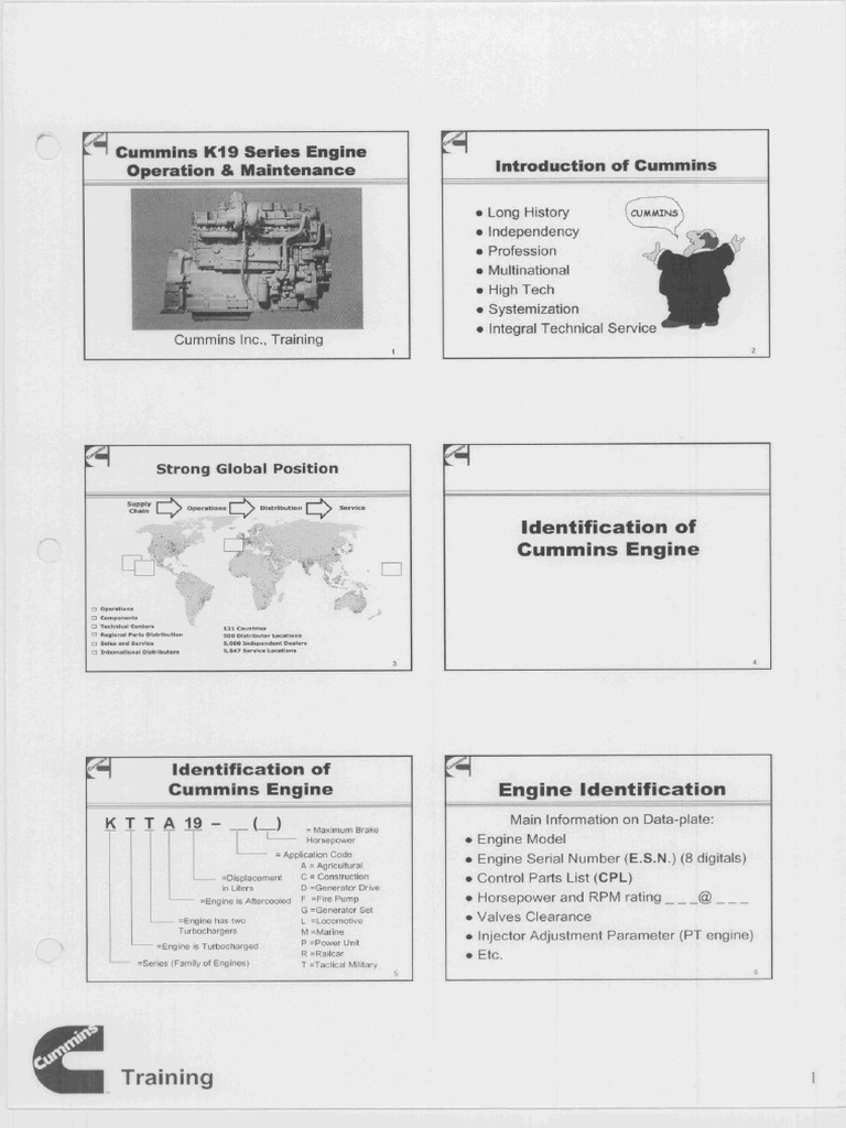 K19 Serie Engine Operation & Maintenance | PDF | Engines | Turbocharger