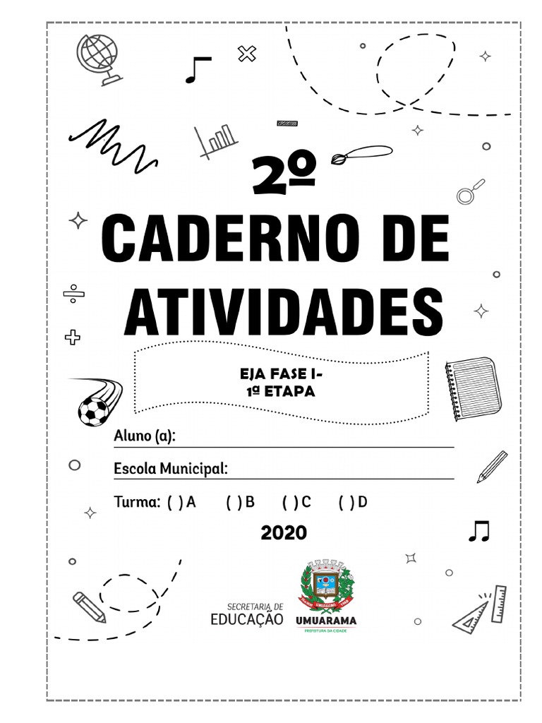 EJA 1a ETAPA 2o CADERNO DE ATIVIDADES 1 | PDF | Caixa alta e caixa baixa | Pedagogia