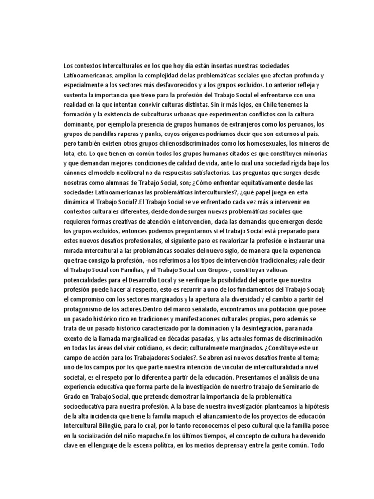 Gabriela Ensayo Uees | PDF | Trabajo Social | Sociedad