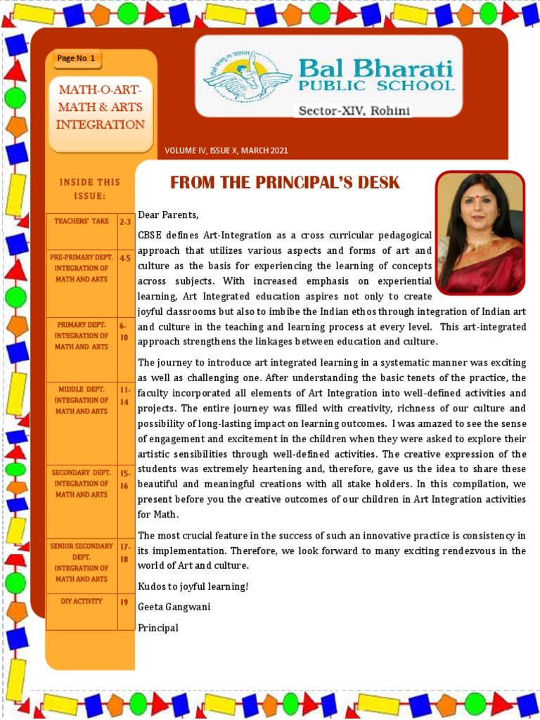 MATH O ART INTEGRATION OF MATH ARTS 1 - Compressed | PDF