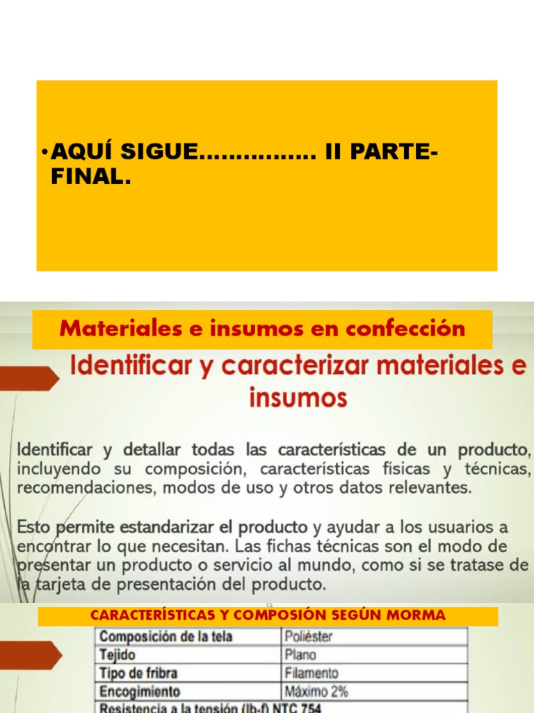 Materias e Insumos - Parte Ii - Tarea N 3 | PDF