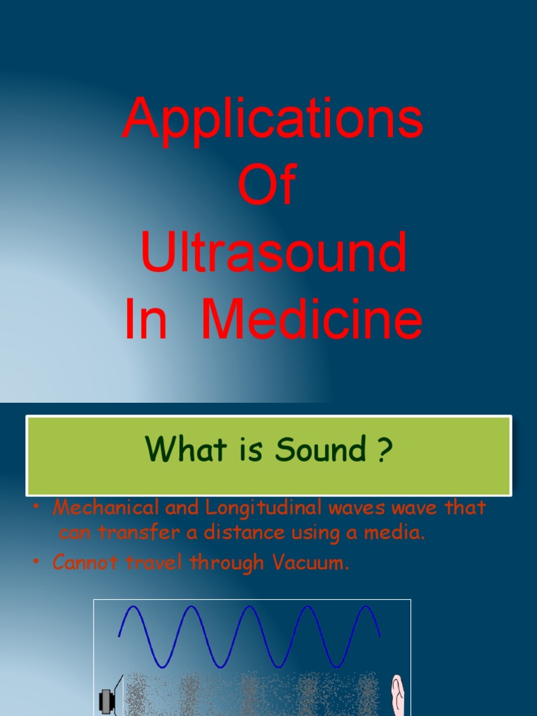 Ultrasound | PDF | Sound | Waves