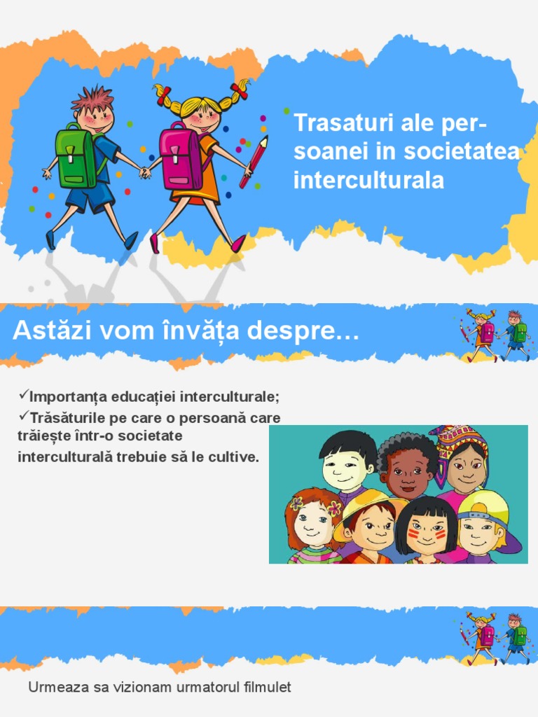 Clasa A VI-a - Persoana in Societatea Interculturala | PDF
