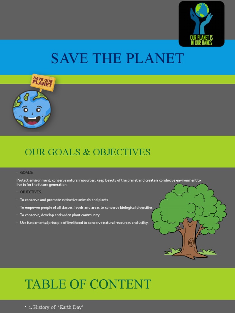 Save The Planet | PDF | Pollution | Atmosphere Of Earth