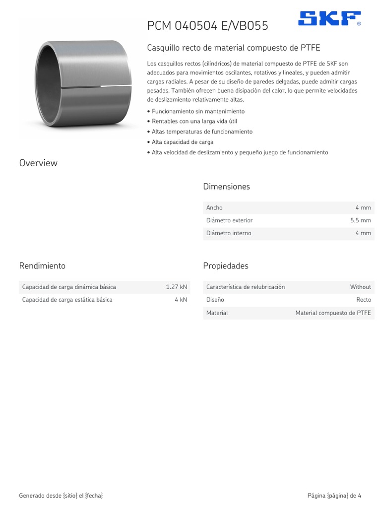 SKF PCM 040504 E - VB055 Specification | PDF | Red mundial | Internet y web