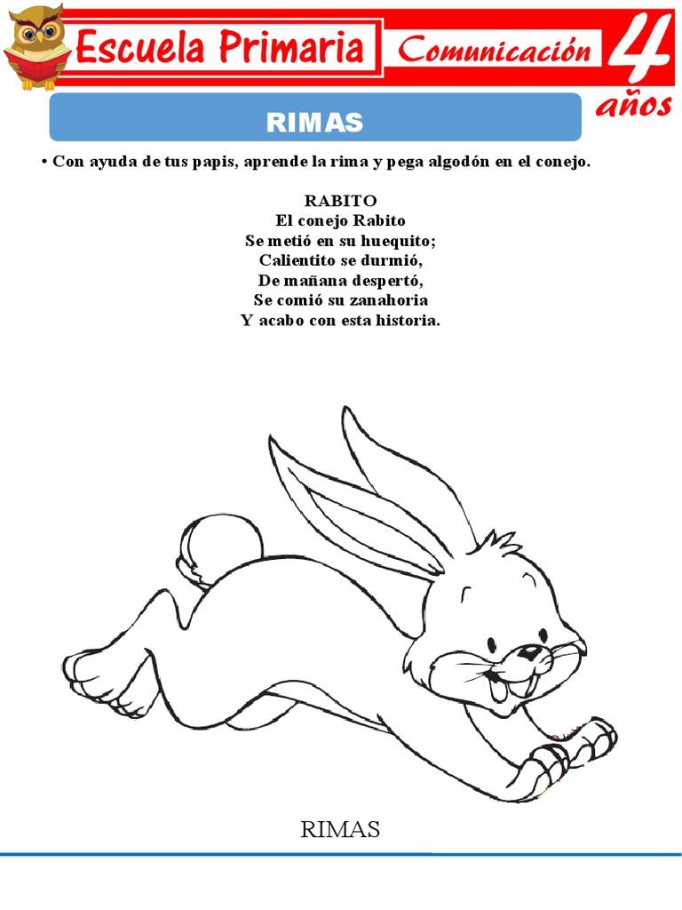 Rimas para Ninos de 4 Anos | PDF