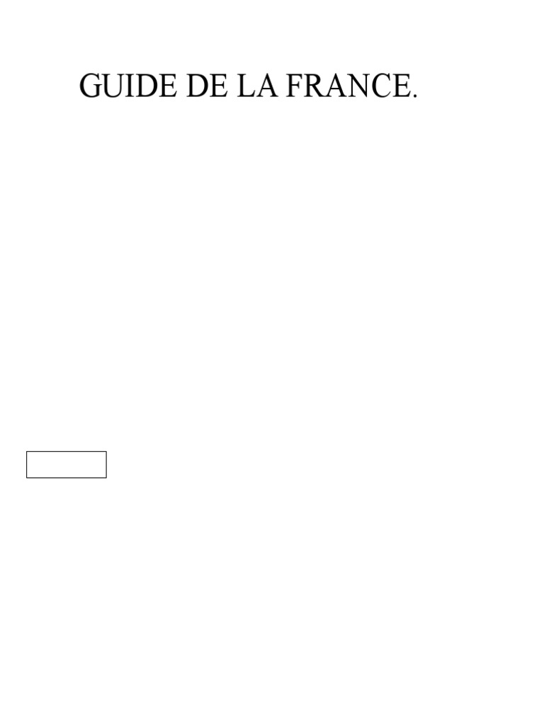 Guide de La France | PDF