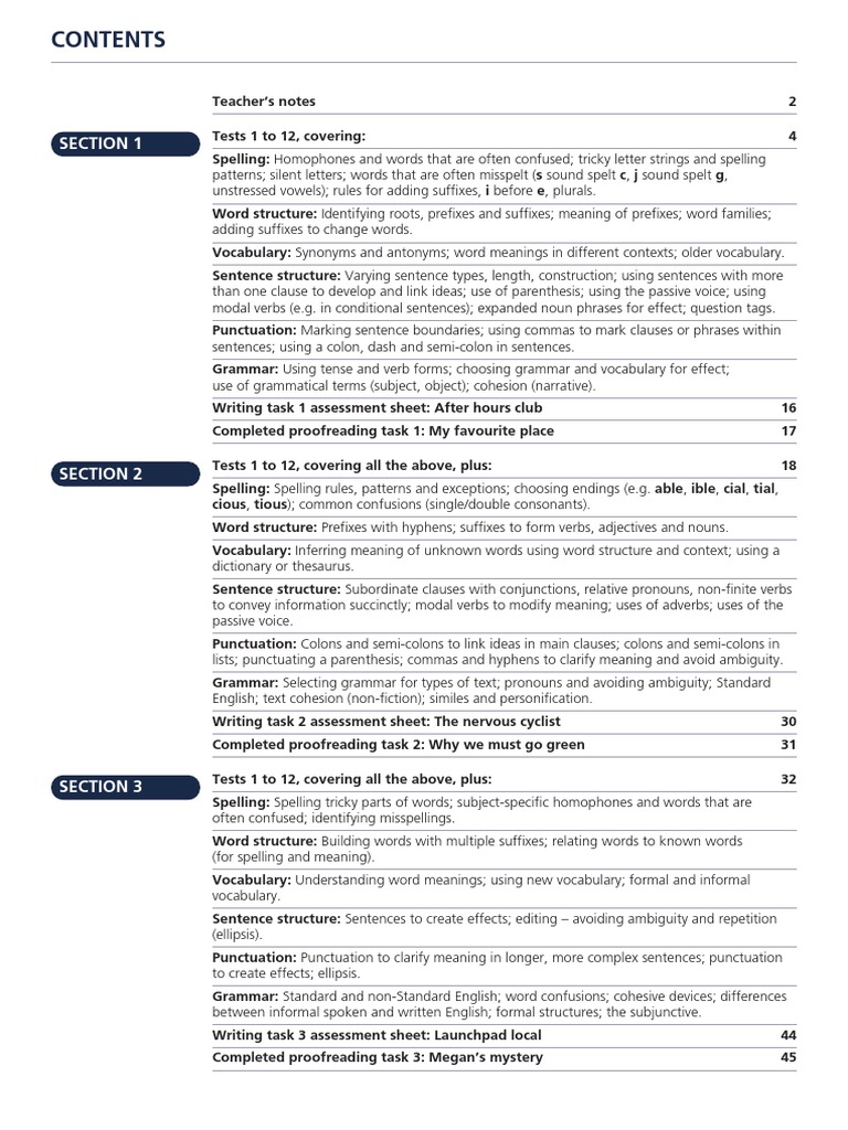Section 1: S&S English Skills Book 6 - Answers - Inners - Indd 1 01/02 ...