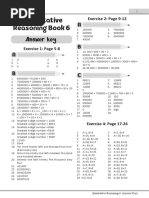 Quantitative Reasoning Book 5: Answer Key | PDF | Computers ...