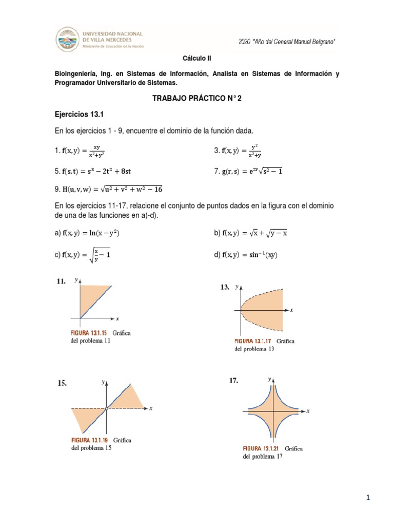 Trabajo Práctico #2 | PDF | Álgebra lineal | Análisis