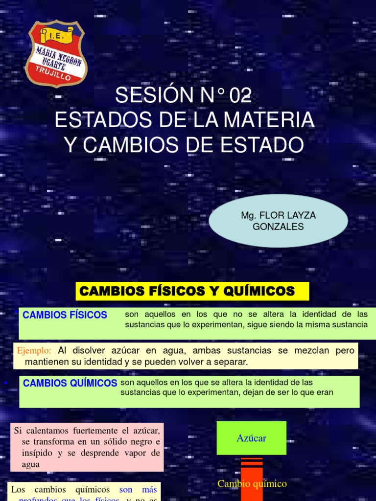 Estados de La Materia y Cambios de Estado | PDF