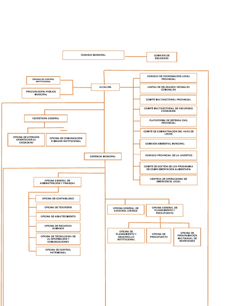Organigrama Muni | PDF | Economias