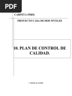 Plan Control de Calidad 2025 | PDF | Calidad (comercial) | Calibración