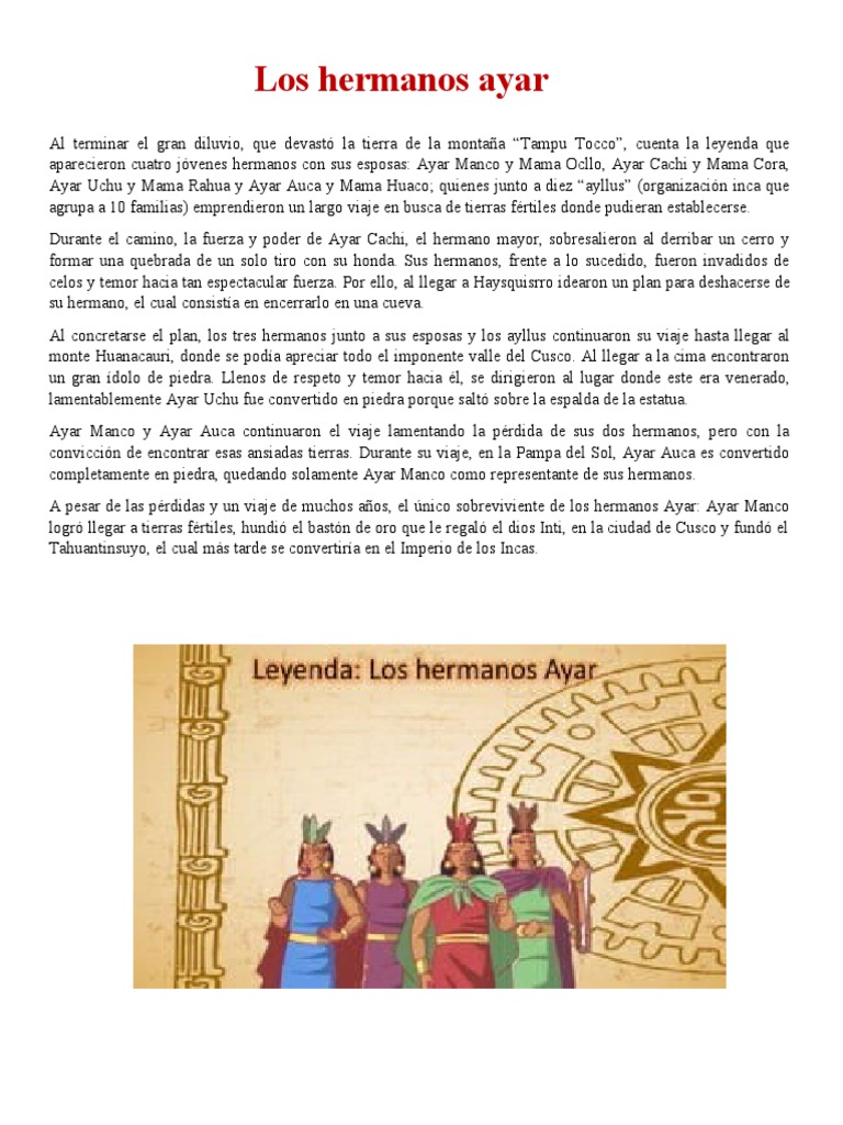 Hermanos Ayar | PDF