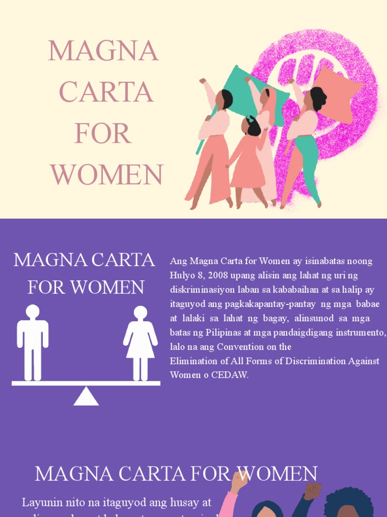 Magna Carta FOR Women | PDF