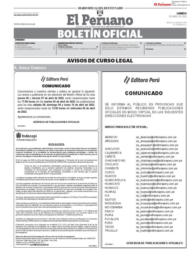 BO20230403 | PDF | Seguro | Reaseguro