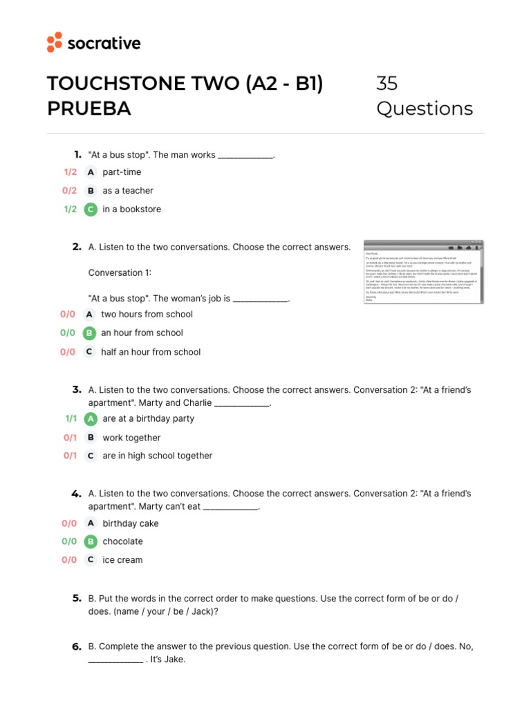 Touchstone Two Questions Answered | PDF