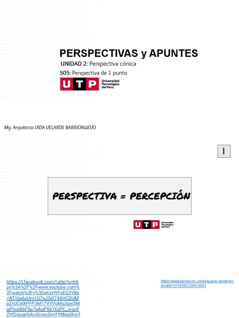 S05. Perspectiva 1pto | PDF | Perspectiva (Gráfica) | Dibujo