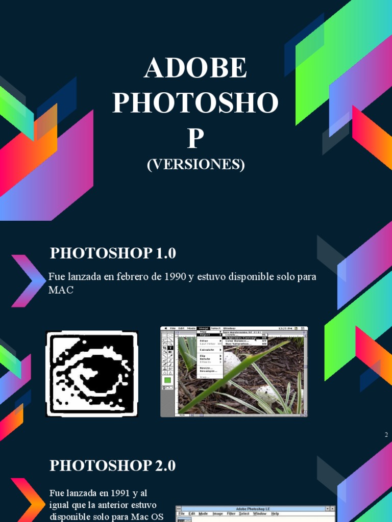 Adobe Photoshop (Versiones) | PDF