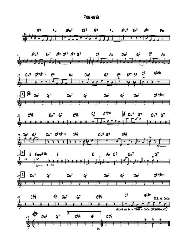 Arranjo Frenesi | PDF