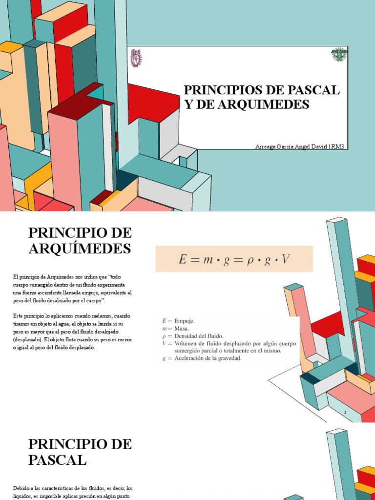 Principios de Pascal y de Arquimedes | PDF