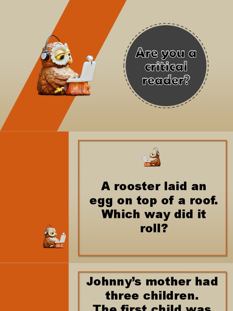 Critical Reading Skills Pdf Thought Critical Thinking