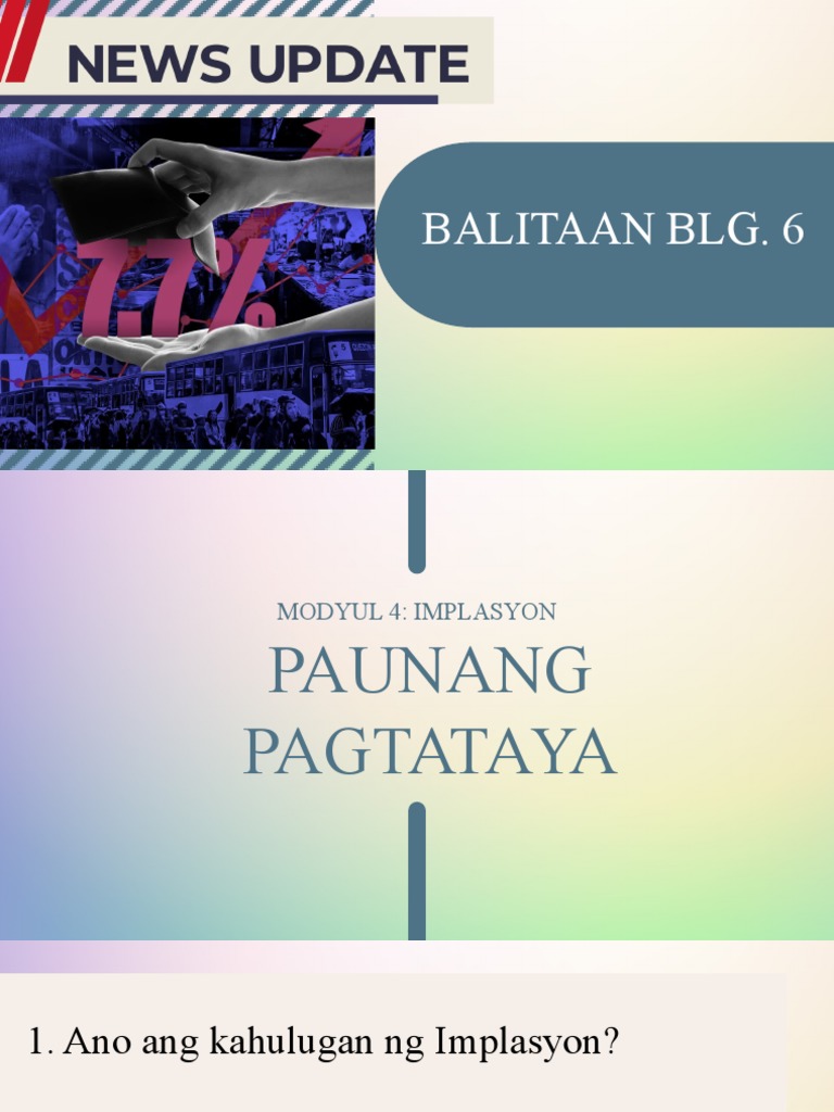 Balitaan Blg. 6 | PDF
