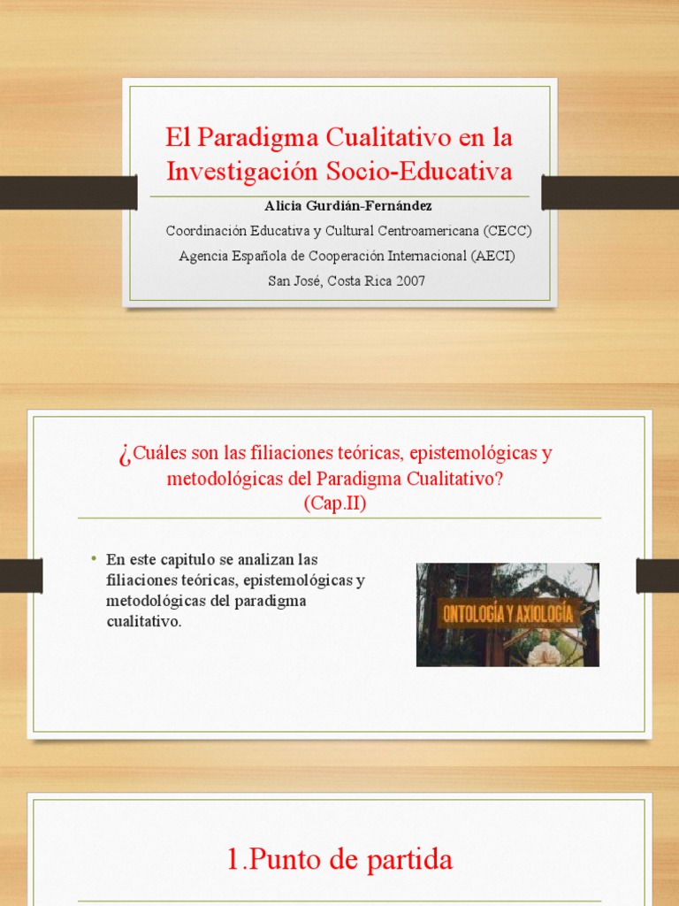 Filosofía del paradigma cualitativo en | PDF | Paradigma | Conocimiento