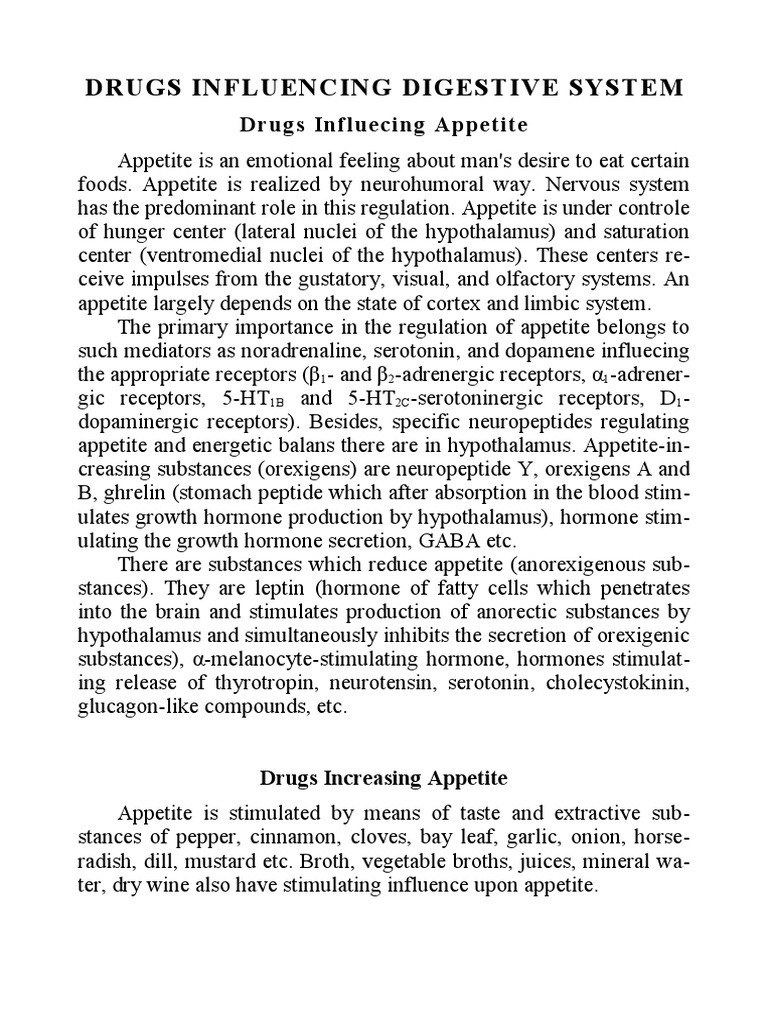 Drugs Influencing Internal Organs Part2 | PDF | Stomach | Bile