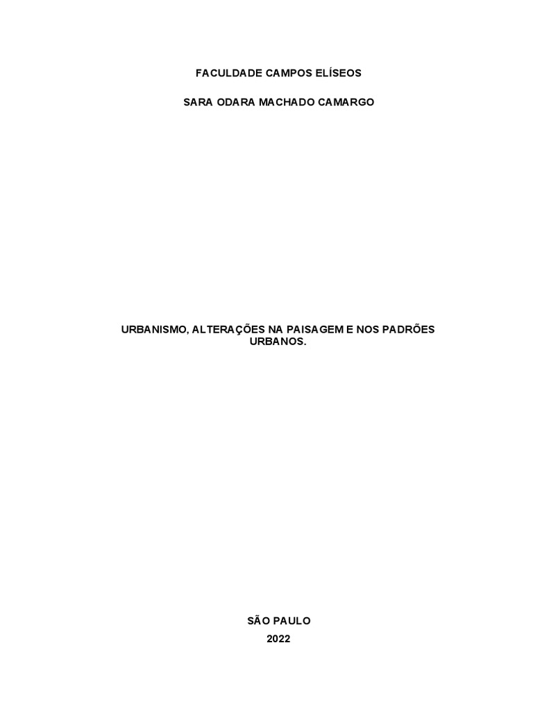 TCC Artigo Geografia | PDF