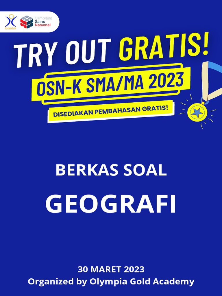 Pembahasan Soal Geografi OSN-K 2023 | PDF