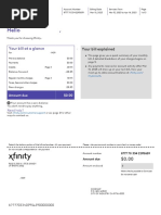 xfinity bill | PDF | Service Industries