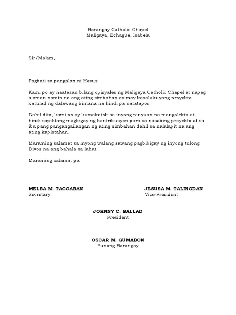 Sulat NG Simnahan | PDF