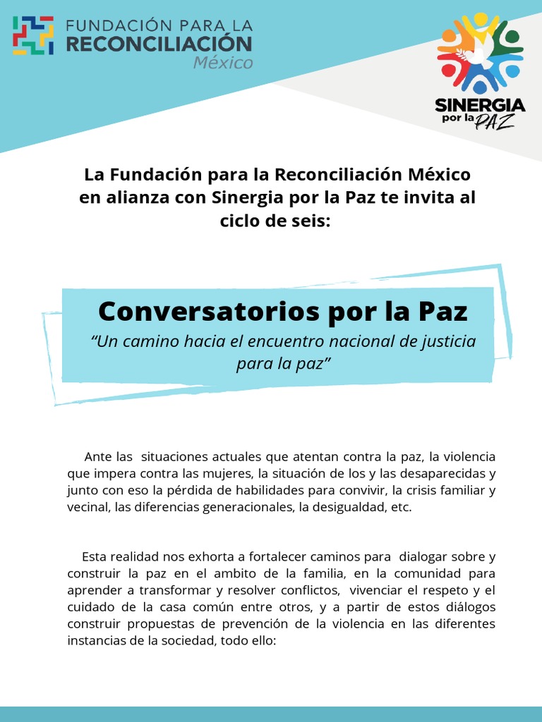Conversatorios Por La Paz | PDF