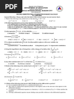 Basic Cal Q4 Module 1 | PDF | Integral | Function (Mathematics)