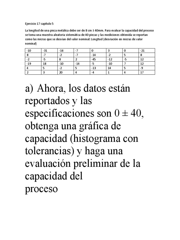 Ejercicio 17 Capitulo 5 y 7 | PDF