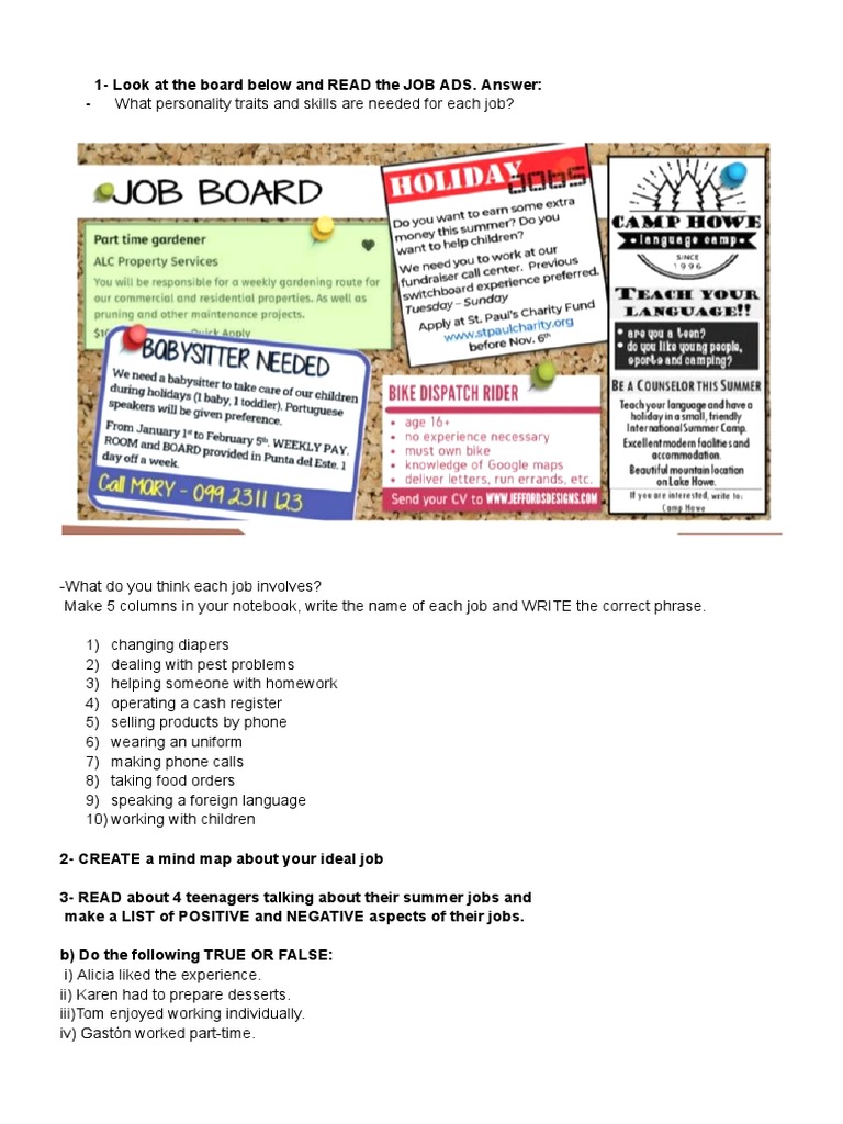 Jobs Ads Class | PDF