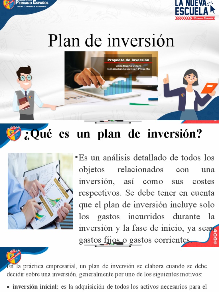 Plan de Inversion | PDF | Inversiones | Activo intangible