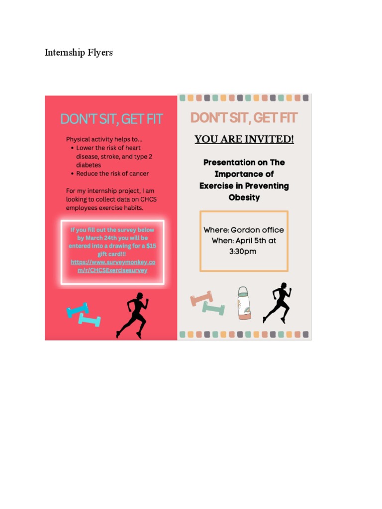 Internship Flyers | PDF