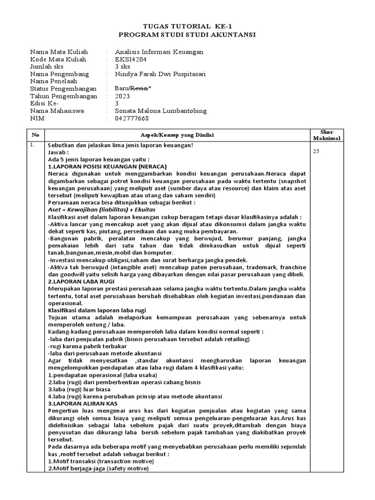 Eksi4204 Tugas1 | PDF