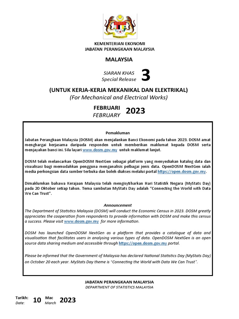Siaran Khas 3 (M'sia) Feb 2023 | PDF