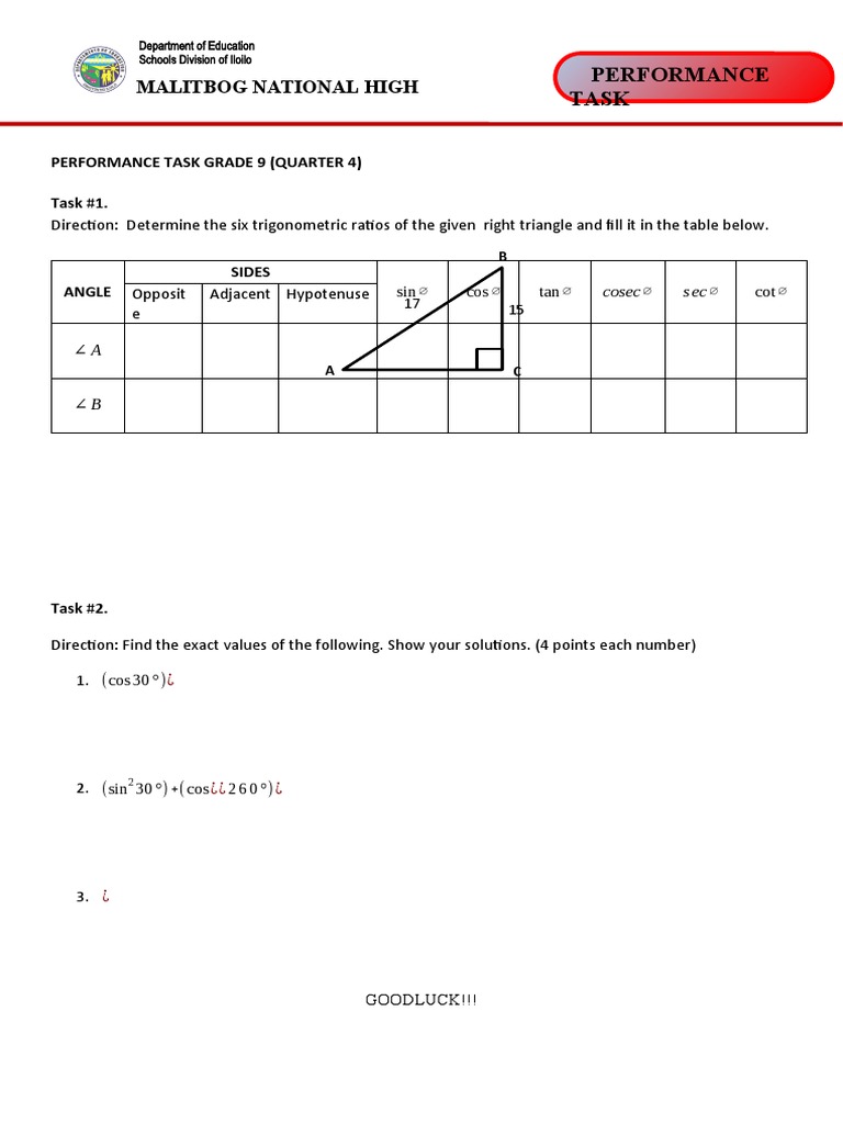 Q4 - Performance Task W1 | PDF