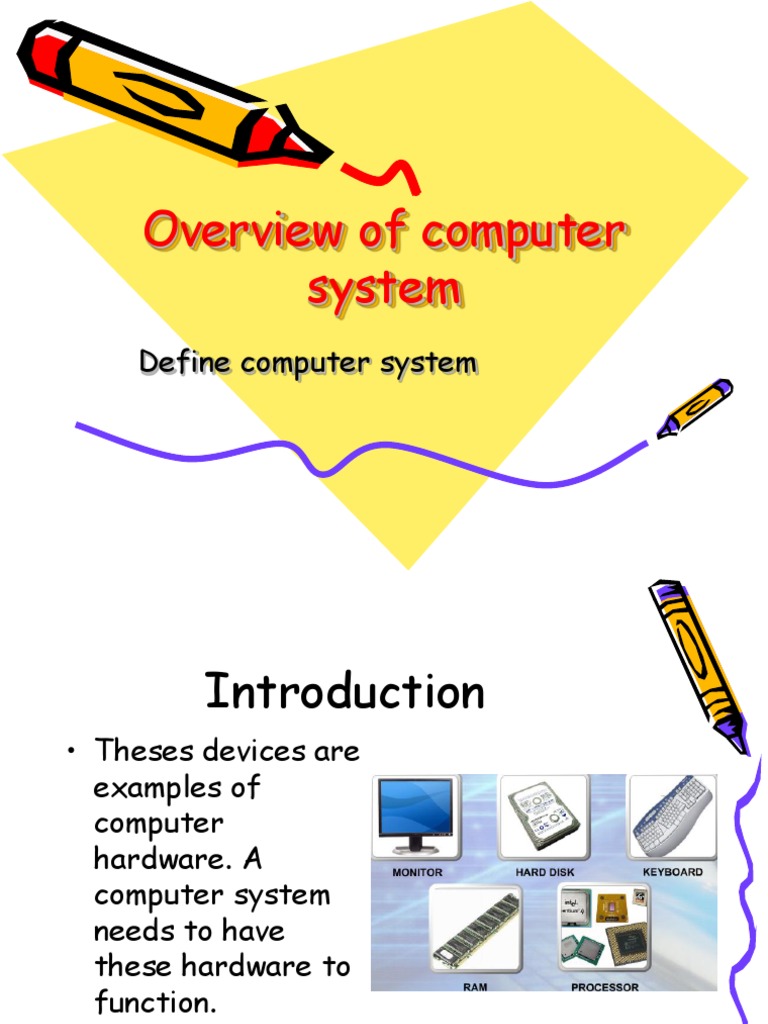 2.1.1 Overview of Computer System | PDF | Input/Output | Central ...