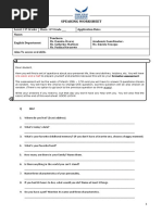 Spanish 1 - Sample Dialogues & Practice With Writing Rubric | PDF ...