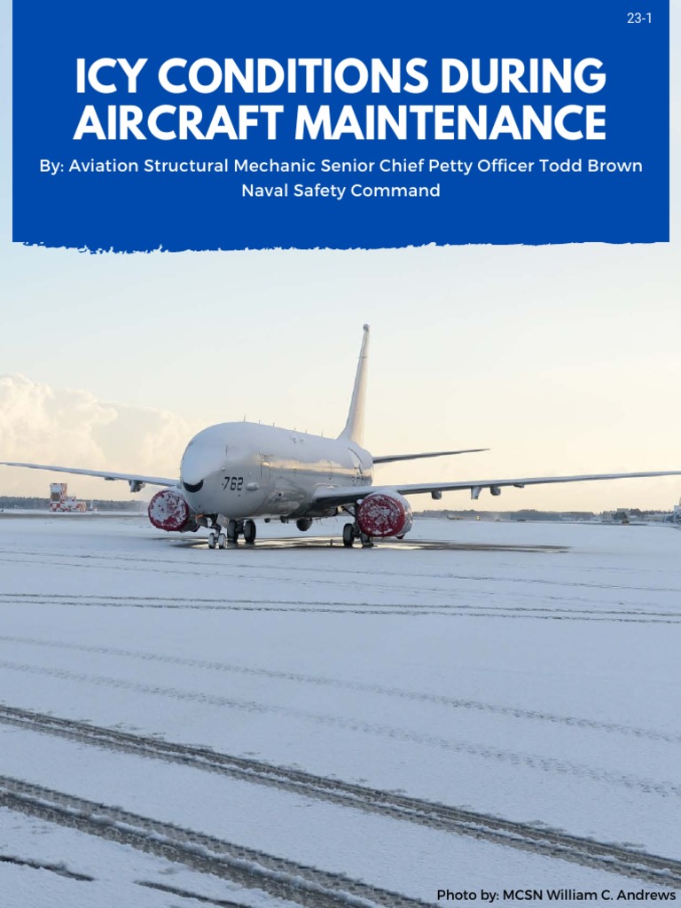 Icy Conditions During Aircraft Maintenance | PDF | Ice | Foreign Object ...