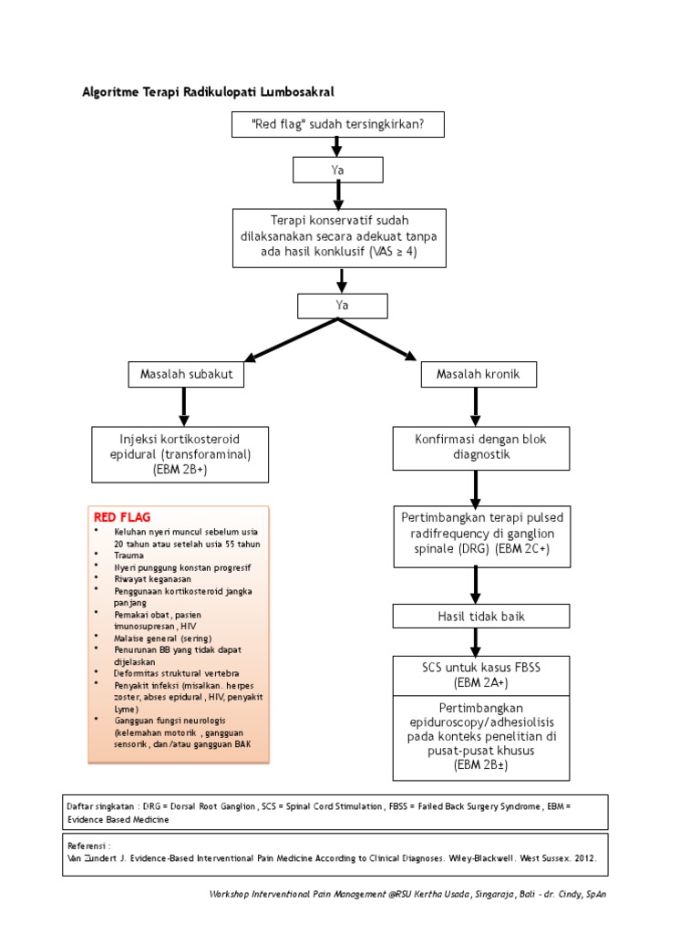 Algoritme Terapi Radikulopati Lumbosakral | PDF