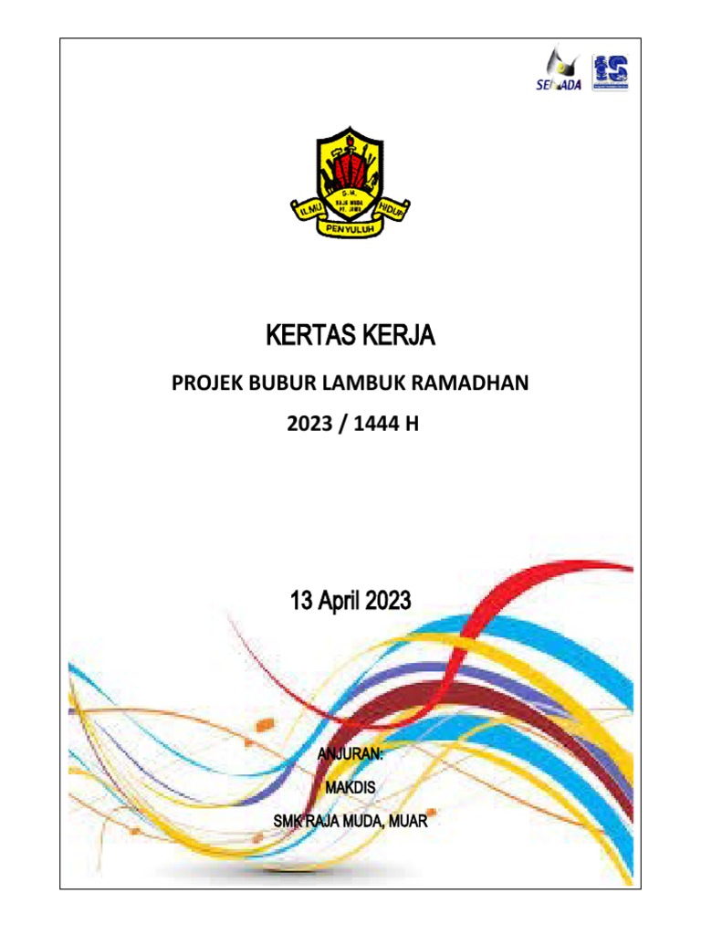 Kertas Kerja Projek Bubur Lambuk 2023 | PDF