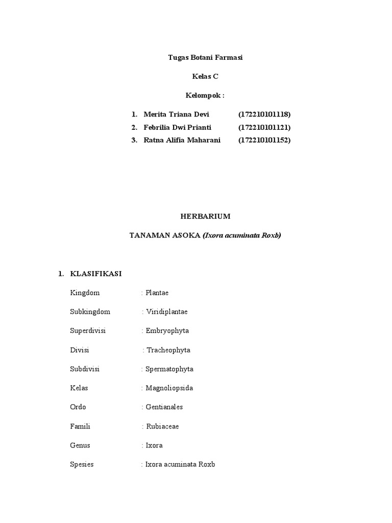 Herbarium | PDF | Griya & Taman