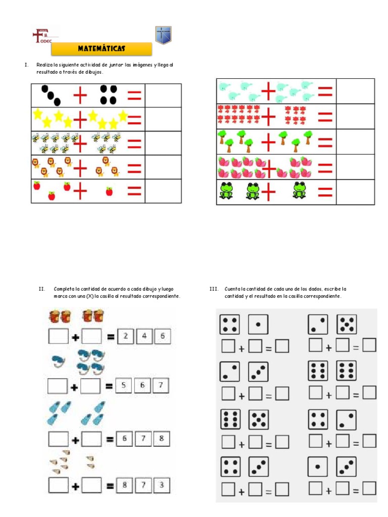 Guía de Sumas 1ro 11-04 | PDF