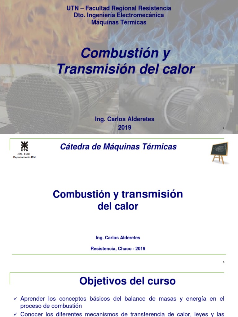 MT - Módulo II - Combustión y Transferencia de Calor | PDF | Combustión ...